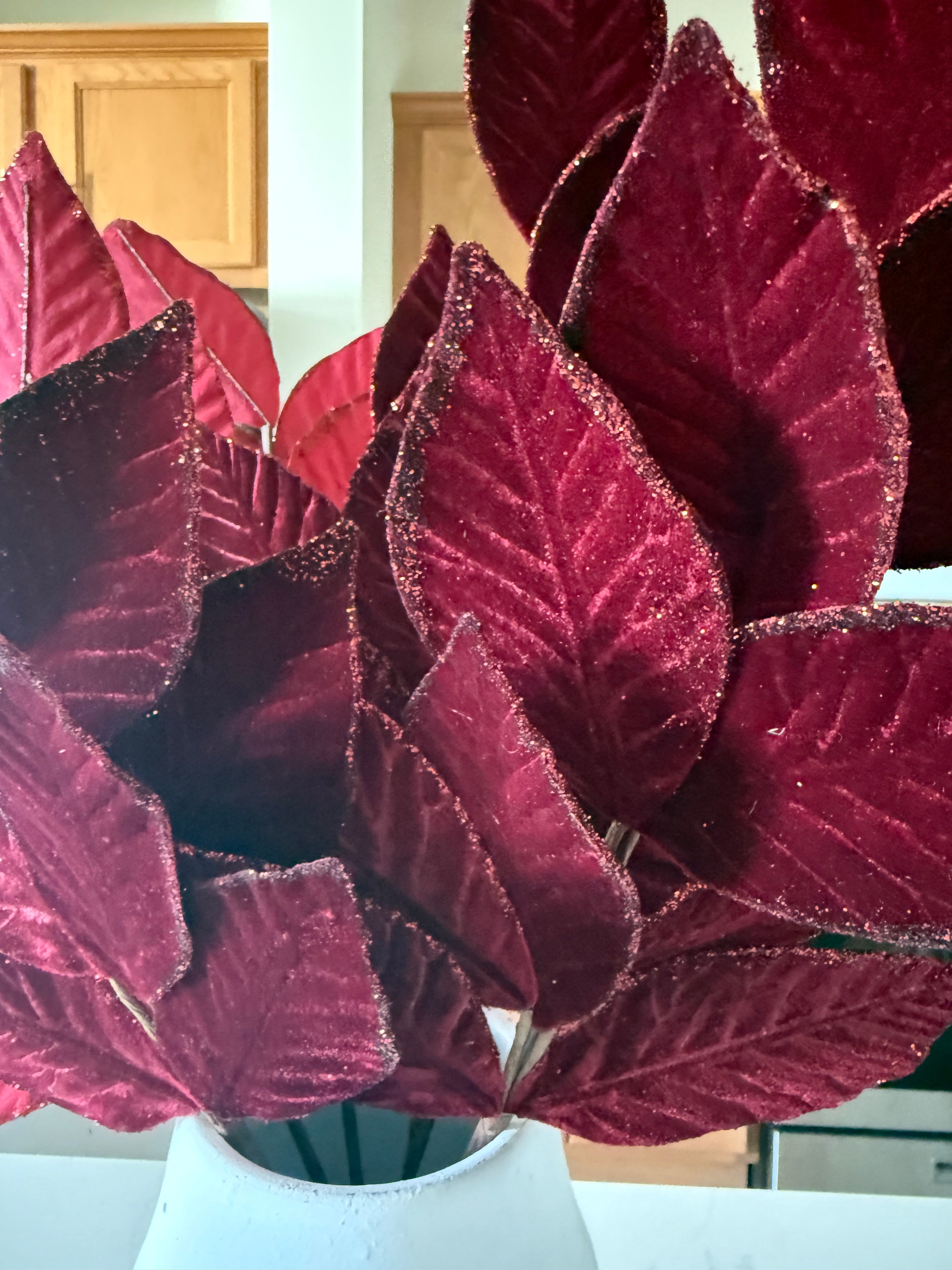 Red Leaf Stem - – Home Decor with Michelle